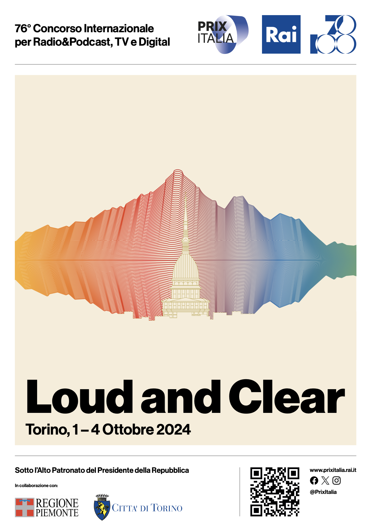 “Loud and Clear, Forte e Chiaro”, il 76° Prix Italia torna a Torino ...